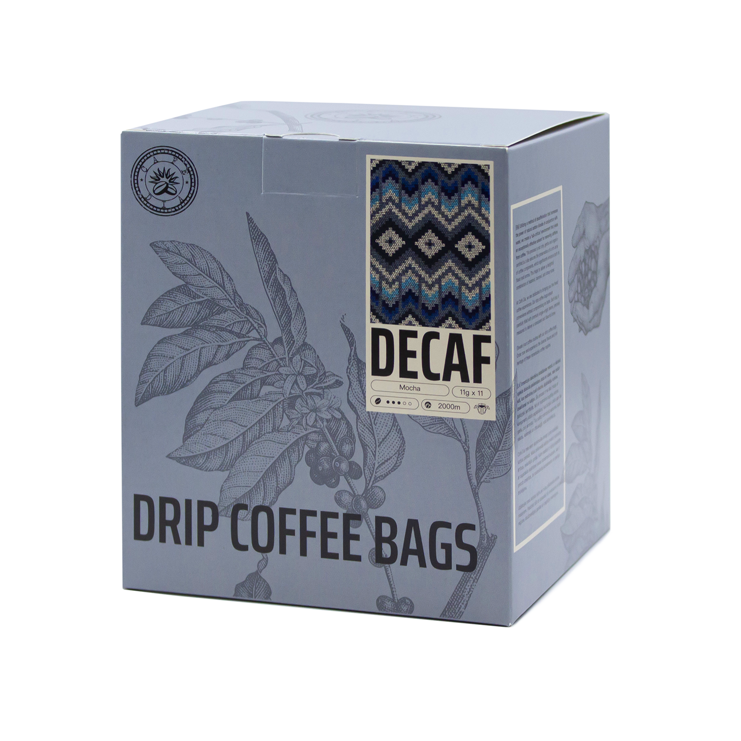 DECAF - 11 x 11g Drip Kafijas Maisiņi – Café Día